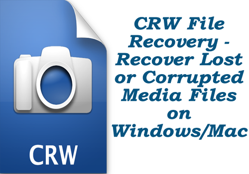 CRW File Recovery - Recover Lost or Corrupted Media Files on Windows/Mac CRW File Recovery - Recover Lost or Corrupted Media Files on Windows/Mac